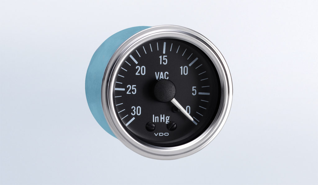 30" HG Vacuum Gauge - VDO Instruments