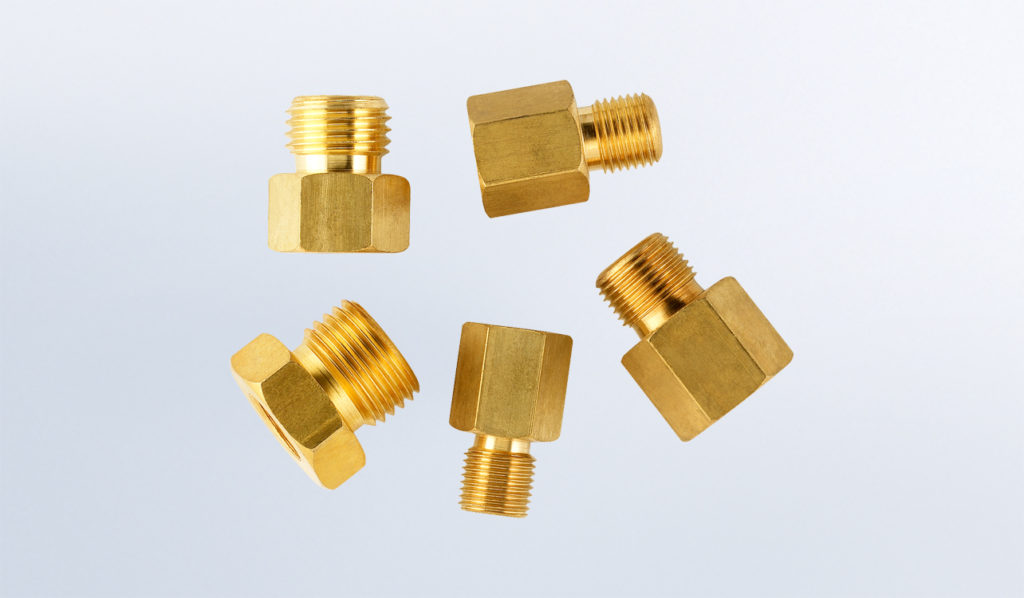 Brass Adapters, includes 1/8-27NPTF to: M16x1.5, M14x1.5, M12x1.0,M10x1 ...