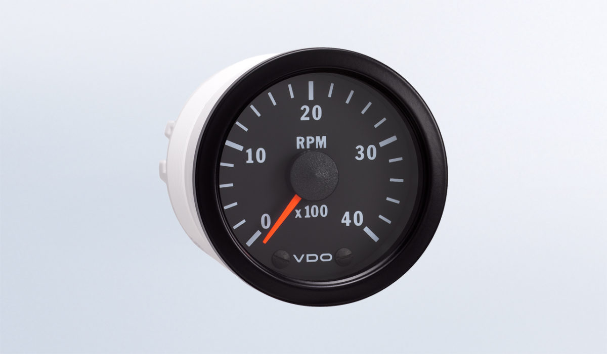 4,000 RPM 2 1/16" Tachometer, 12V - VDO Instruments