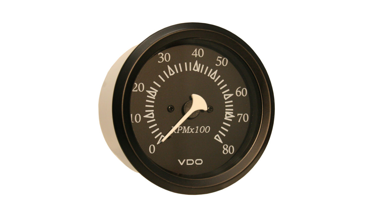 8000RPM 3 3/8" (85mm) Outboard Tachometer. 12V - VDO Instruments