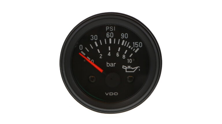 Cockpit International Gen II 150psi/10 Bar Oil Pressure Gauge. Use with 10-180 Ohm Pressure ...