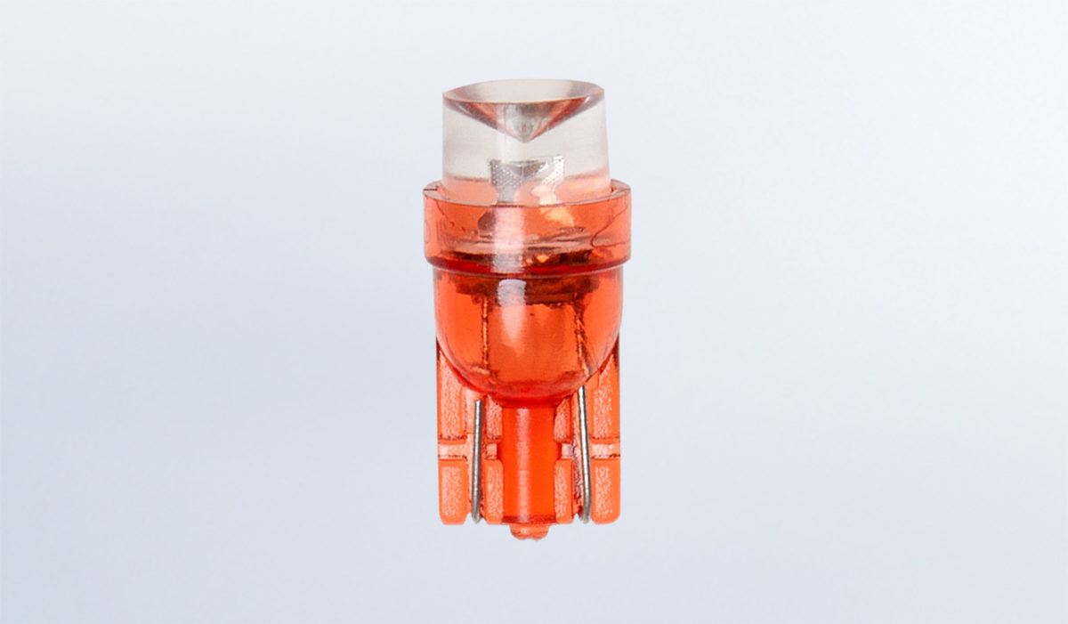 Red LED Warning Light with Socket & Pigtail - VDO Instruments