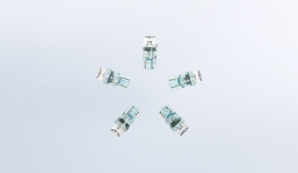 Blue LED Wedge Type Bulb (Type E) Upgrade Kit for 5 Gauge Kits - VDO ...