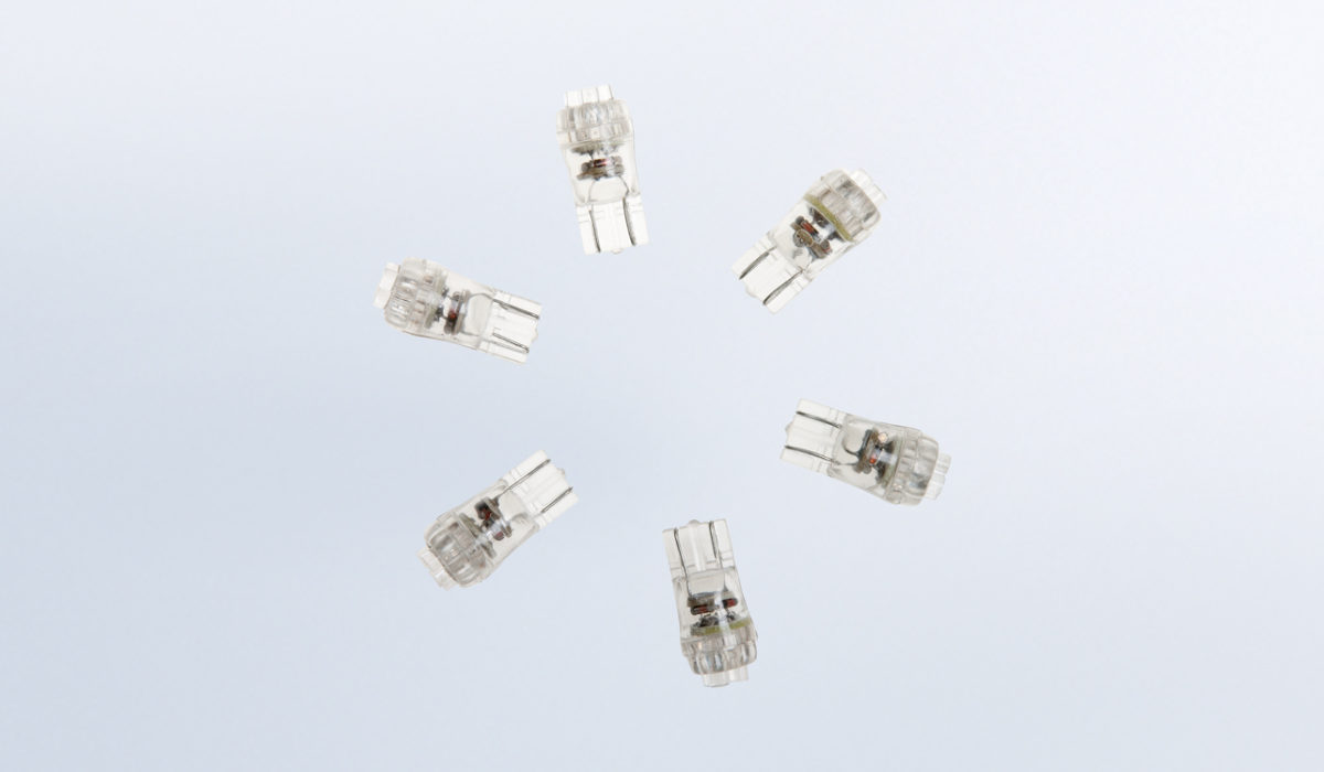 HID White LED Wedge Type Bulb (Type E) Upgrade Kit for 6 Gauge Kits ...