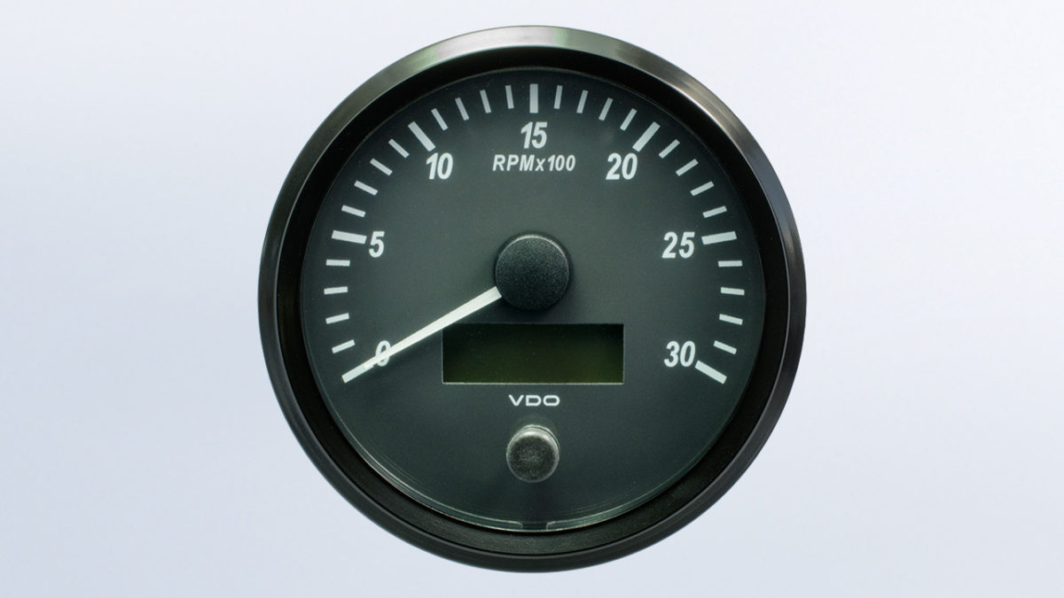 4in (4in (100mm)) 3000RPM tachometer. - VDO Instruments