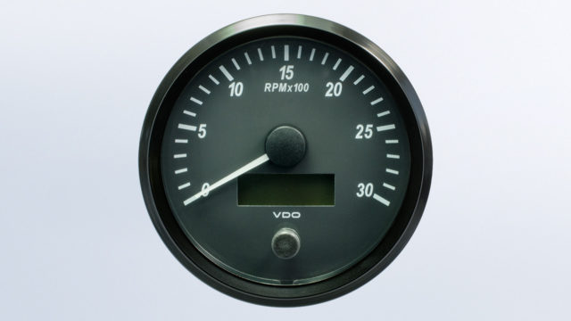 4in (4in (100mm)) 3000RPM tachometer. - VDO Instruments
