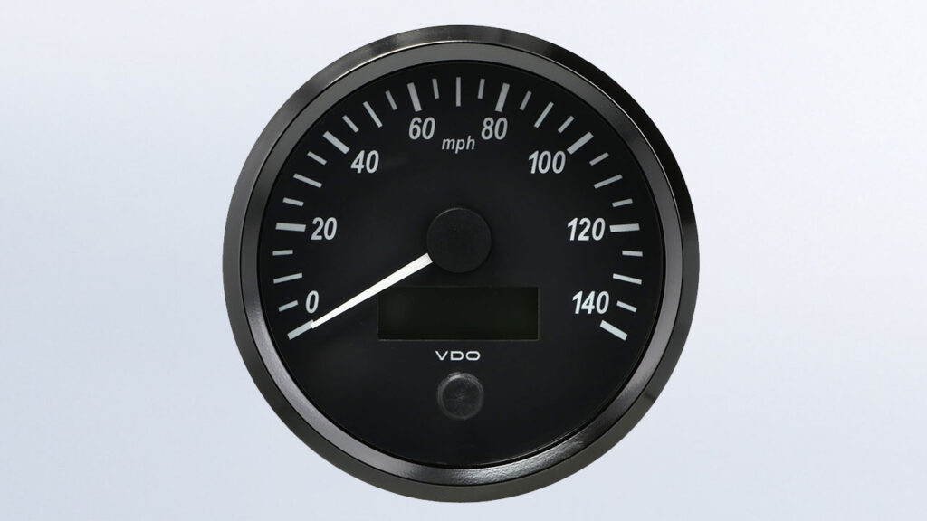 4in (4in (100mm)) 140mph speedometer. - VDO Instruments