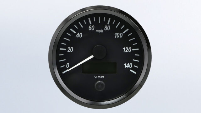 4in (4in (100mm)) 140mph speedometer. - VDO Instruments