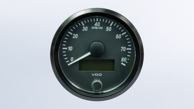 3 1/8in (80mm) 8000RPM tachometer. - VDO Instruments