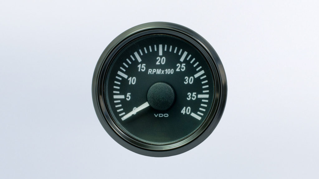 2 1/16in (52mm) 4000RPM tachometer. - VDO Instruments