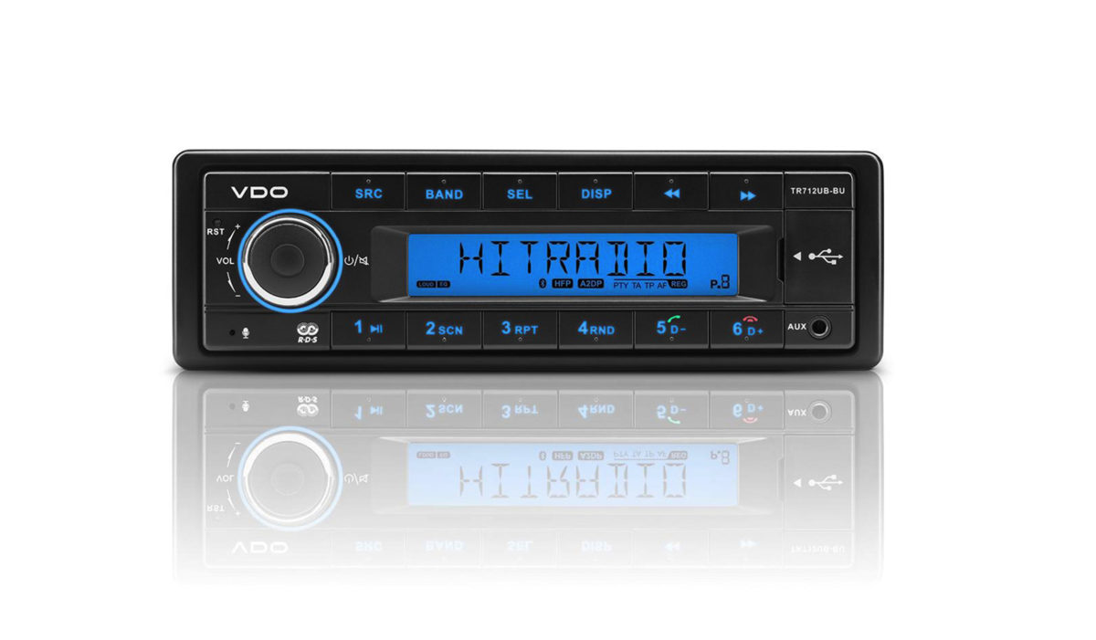 AM/FM Radio with USB/AUX/BT input 12V - VDO Instruments