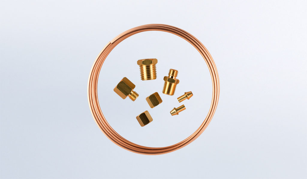 0-400 PSI Copper Tubing Kit, 6ft - VDO Instruments