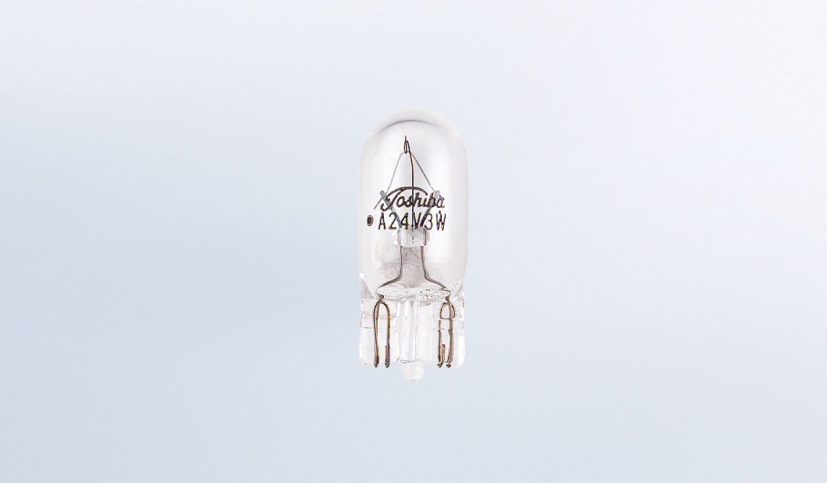 Type D Wedge Based Peanut Bulb, 12V. 1.2W, 4 Pack - VDO Instruments