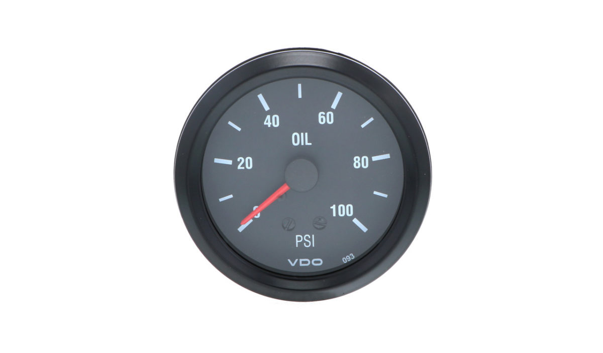 VDO ProCockpit 100PSI Mechanical Oil Pressure Gauge - VDO Instruments